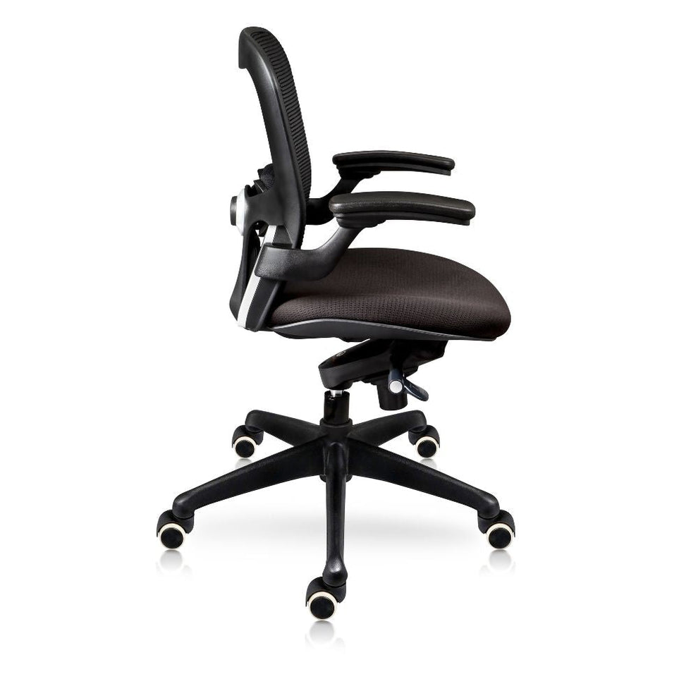 Task Office Chair - WALNUT BEAT BOND - Black - Mesh Back and ...