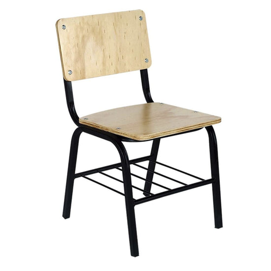 School and Training Chair - ALBAR SP-20 - Wooden Seat and Backrest ...